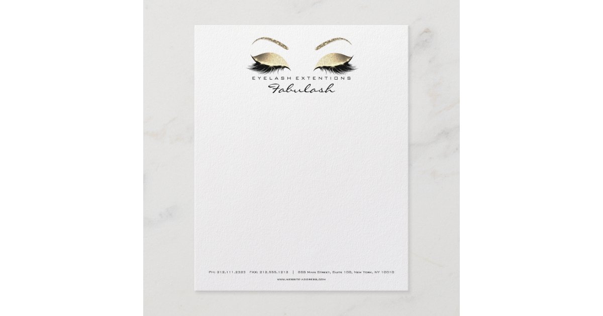 Beauty Studio Lashes Makeup Stylist Eyebrows Flyer | Zazzle