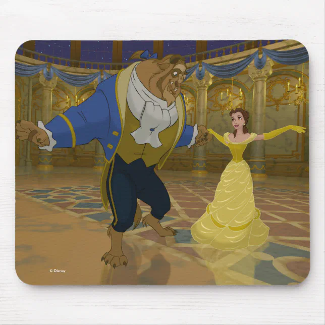 Beauty & The Beast | Dancing in the Ballroom Mouse Pad | Zazzle