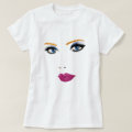 Beauty woman face 2 T-Shirt | Zazzle