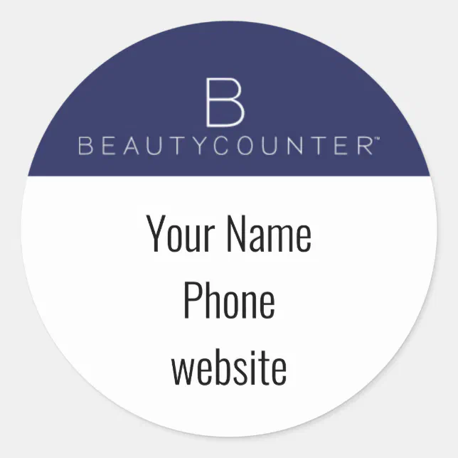 Beautycounter Custom sticker | Zazzle