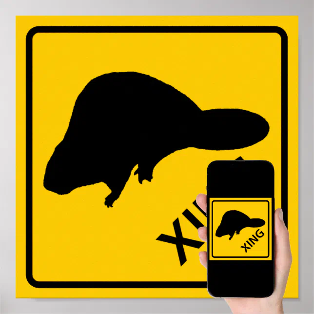 Beaver Crossing Highway Sign | Zazzle