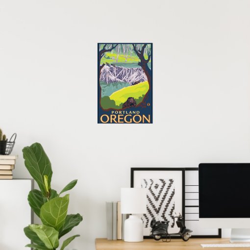 Beaver Family - Portland, Oregon Poster | Zazzle