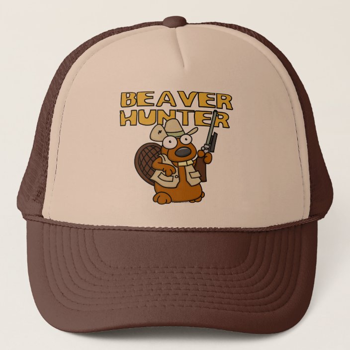 Beaver Hunter 1 Hat | Zazzle.com