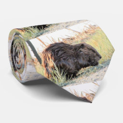 Beaver Neck Tie | Zazzle