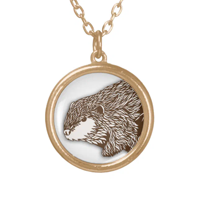 Beaver Necklace | Zazzle