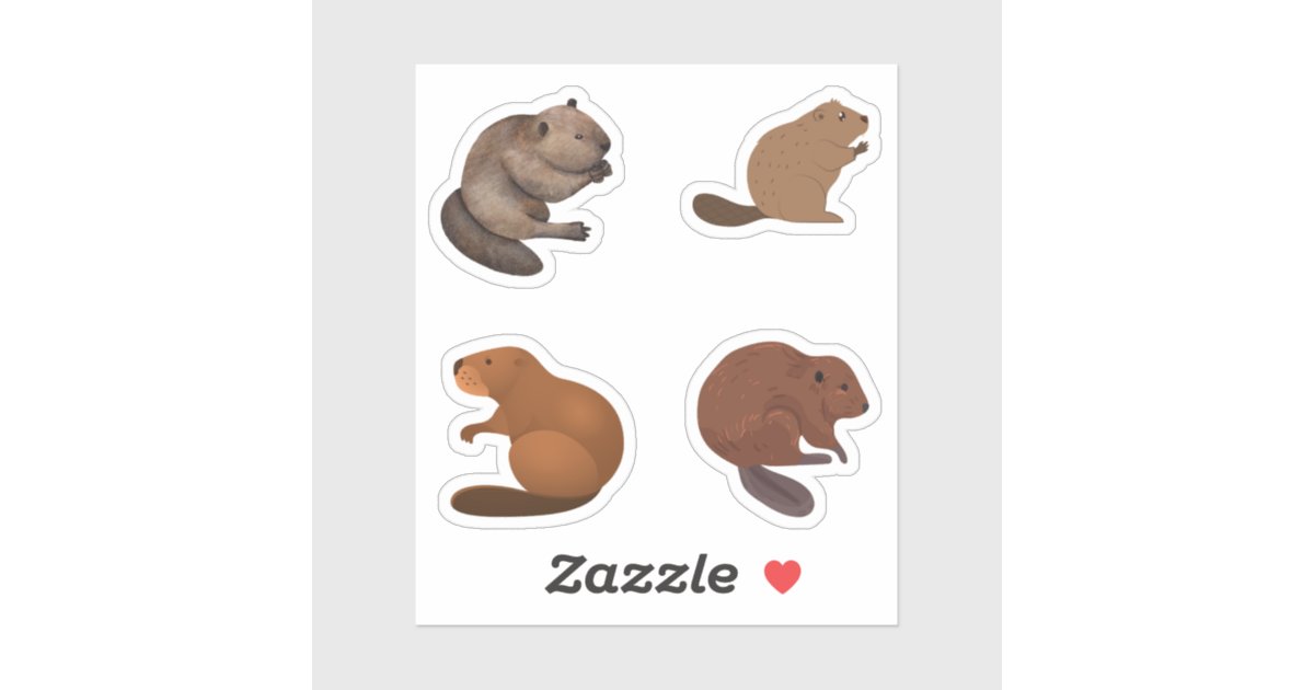 Beaver Stickers | Zazzle