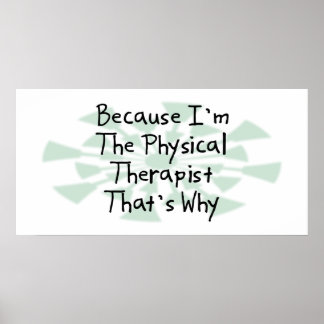Physical Therapy Posters | Zazzle