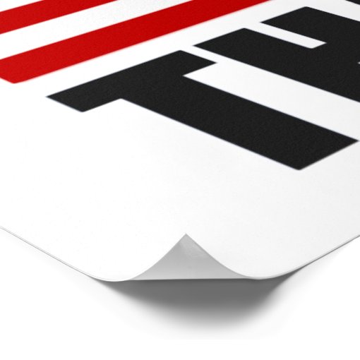 BECAUSE 'MERICA THAT'S WHY US Flag Poster (large) | Zazzle