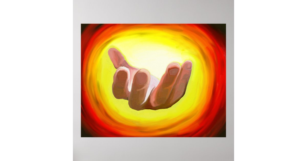 Beckoning Hand Poster | Zazzle