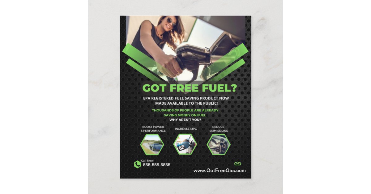 BECO FUEL TABS Flyer | Zazzle