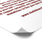 Becoming the Narcissist's Nightmare Reminder Poster | Zazzle