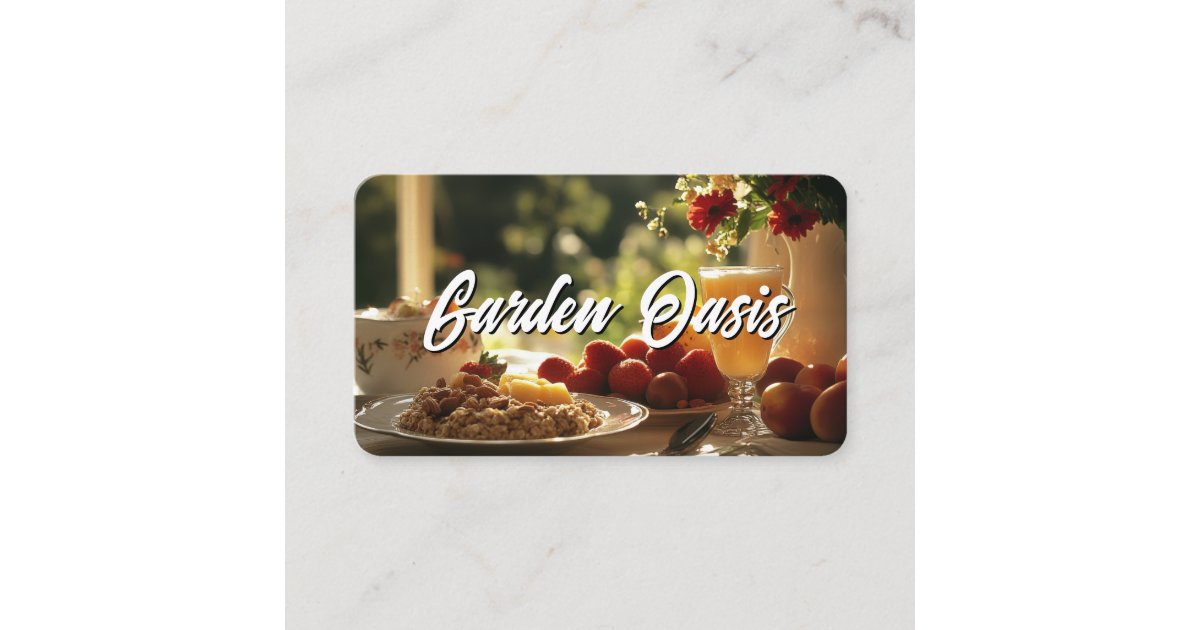 Bed and Breakfast Scenery Business Card | Zazzle