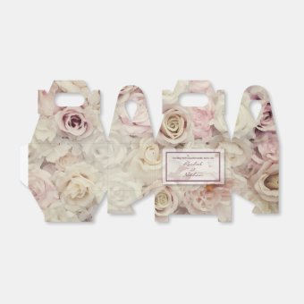 Bed of Roses Gable Box Wedding Favors | Zazzle
