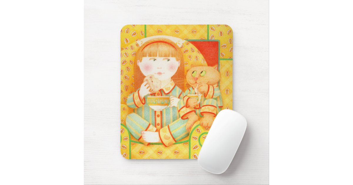 BEDTIME SNACK Mouse Pad | Zazzle