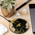 Bee and roses wireless charger | Zazzle