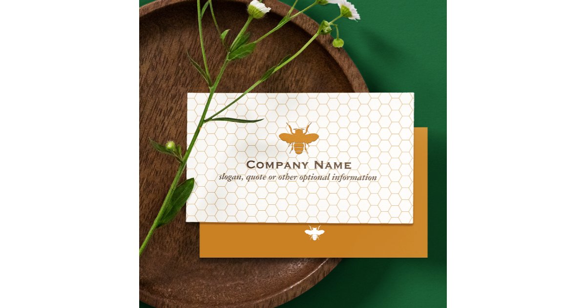 Bee BeeKeeper Honey Apairist Business Card | Zazzle