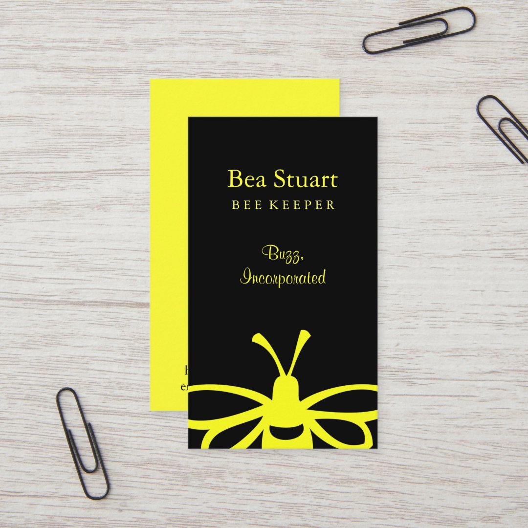 Bee Business Card | Zazzle