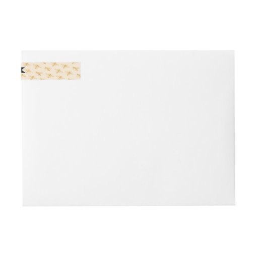 Bee Colony Honey Jar Lid Goldenrod Wrap Around Label | Zazzle