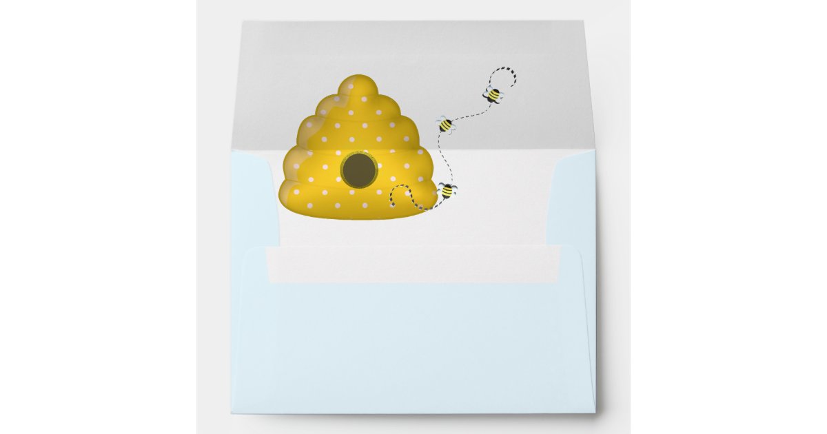 Bee Cool with Bee Hive Envelope | Zazzle