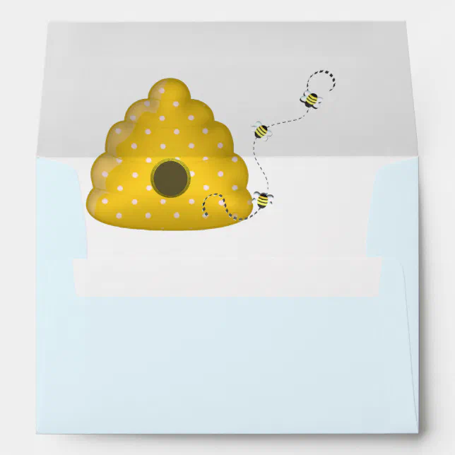 Bee Cool with Bee Hive Envelope | Zazzle