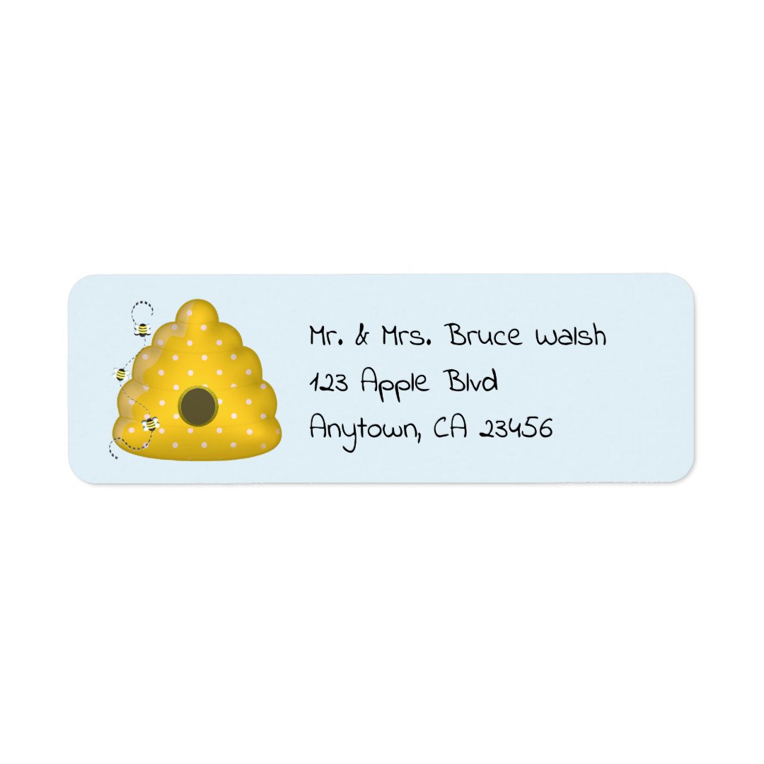 Bee Cool with Bee Hive Label | Zazzle