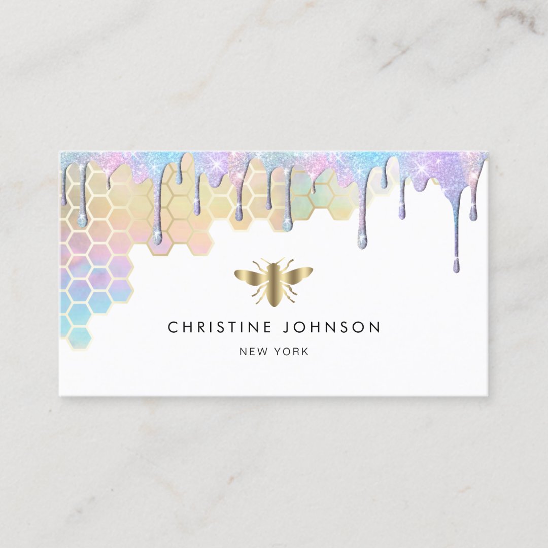 bee design business card | Zazzle
