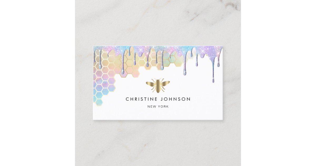 bee design business card | Zazzle