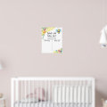 Bee Gender reveal Boy or Girl chart | Zazzle
