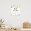 Bee Gender reveal Boy or Girl chart | Zazzle
