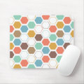 Bee Hive Module Pattern Mouse Pad | Zazzle