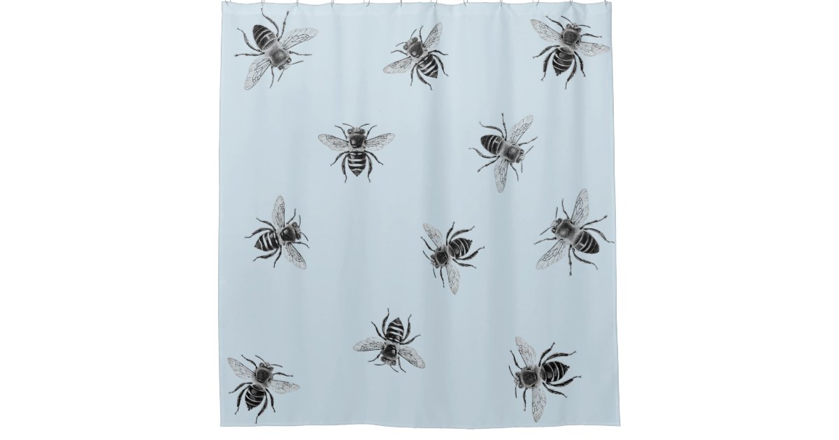 Bee Hive Shower Curtain | Zazzle