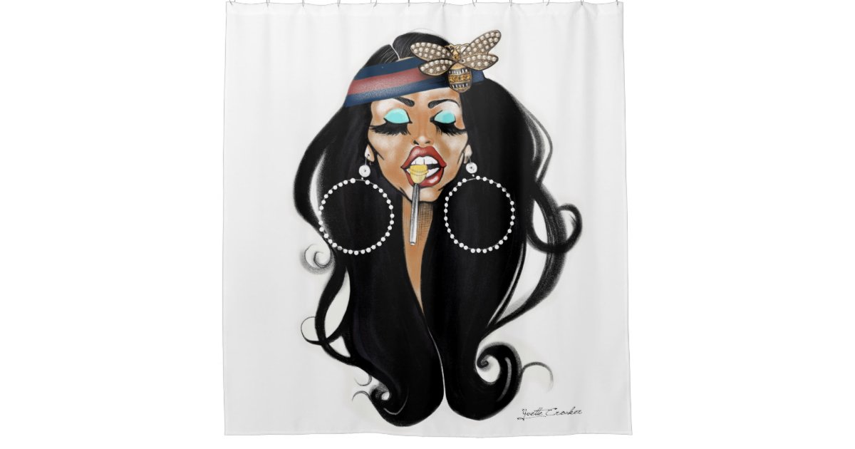 Bee Humble Shower Curtain | Zazzle