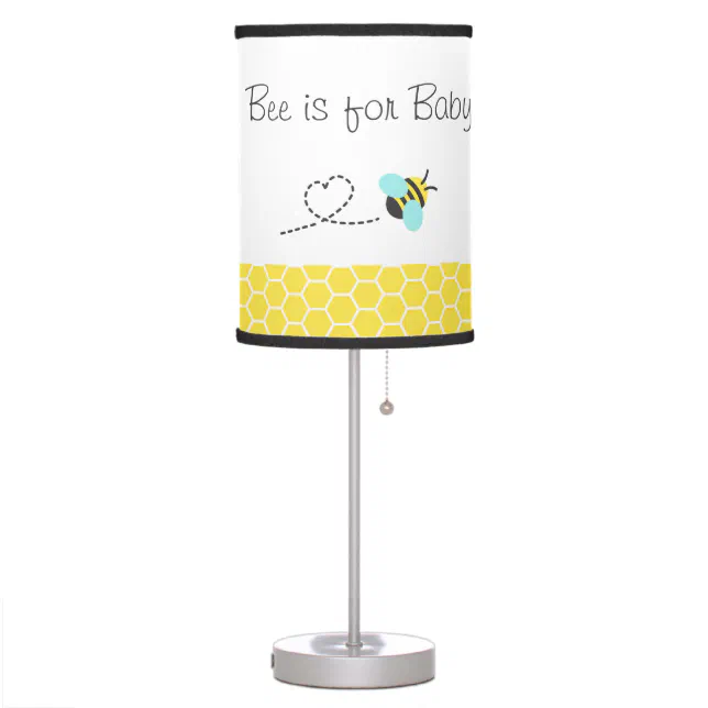 Bee is for Baby, Cute Bumble Bee Table Lamp | Zazzle
