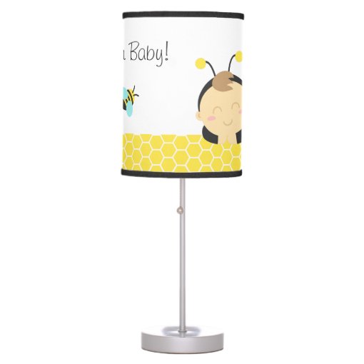 Bee is for Baby, Cute Bumble Bee Table Lamp | Zazzle