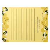 Bee Kid's Cute Beehive Stationary Notepad | Zazzle