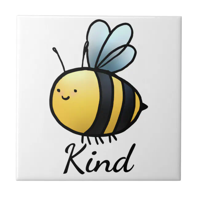 "Bee" Kind Ceramic Tile | Zazzle