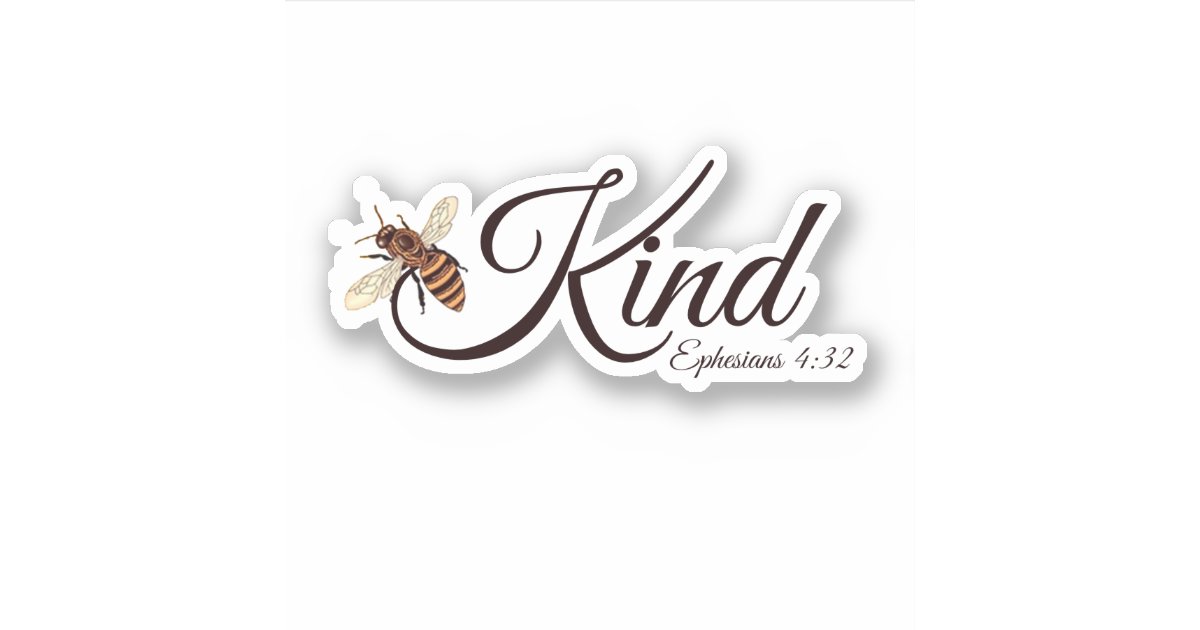 Bee kind sticker | Zazzle