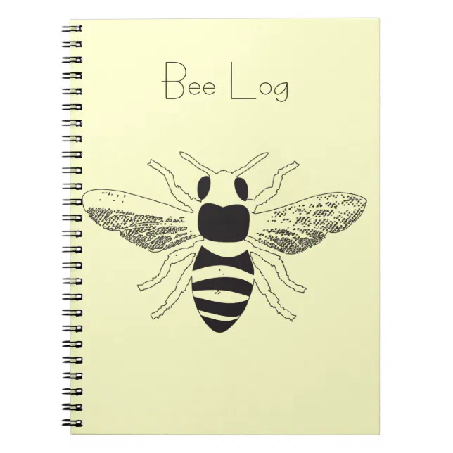 Bee Log - a Beekeeper's Notebook | Zazzle