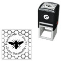 bee logo self-inking stamp | Zazzle