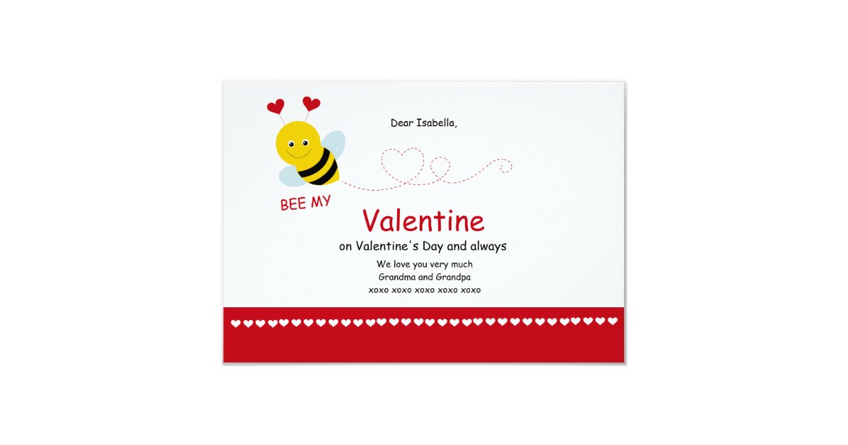 Bee Mine Valentine's Day Card | Zazzle.com