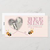 Bee Mine Valentine's Day Photo Cards | Zazzle