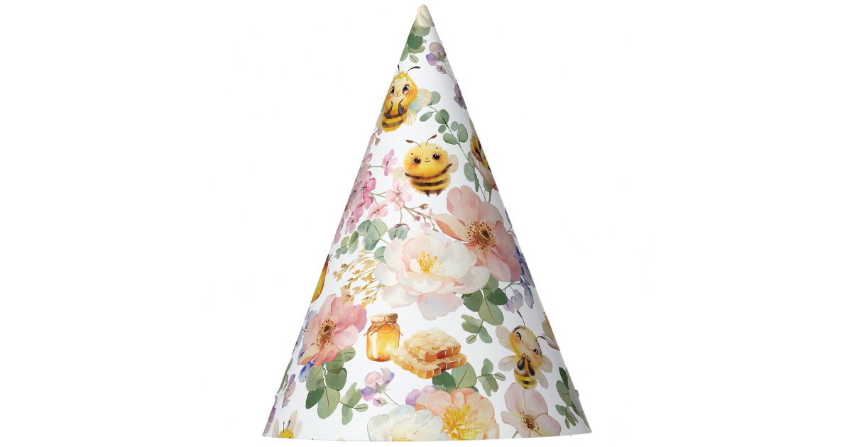 Bee Paper Party Hat | Zazzle