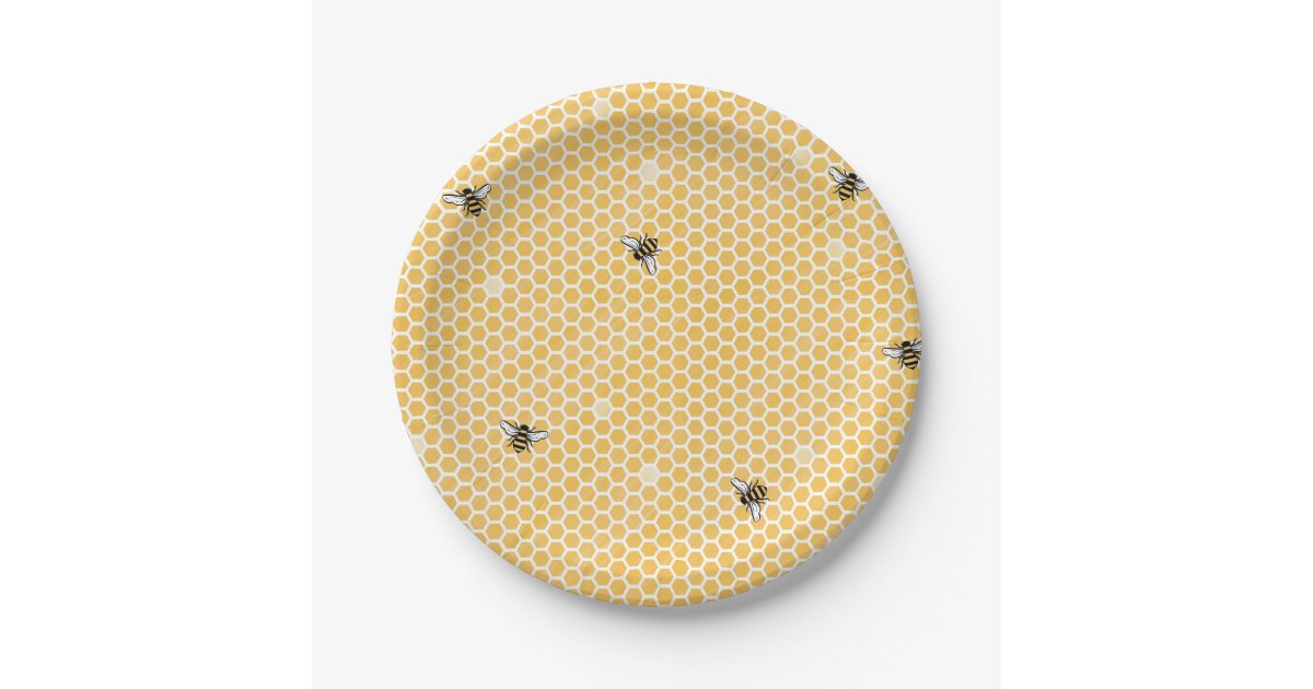 Bee Party Plates | Zazzle