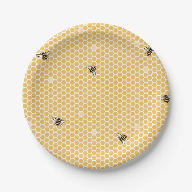 Bee Party Plates | Zazzle