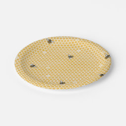 Bee Party Plates | Zazzle