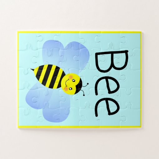 Bee Puzzle for Kids. 30 oversize pieces | Zazzle