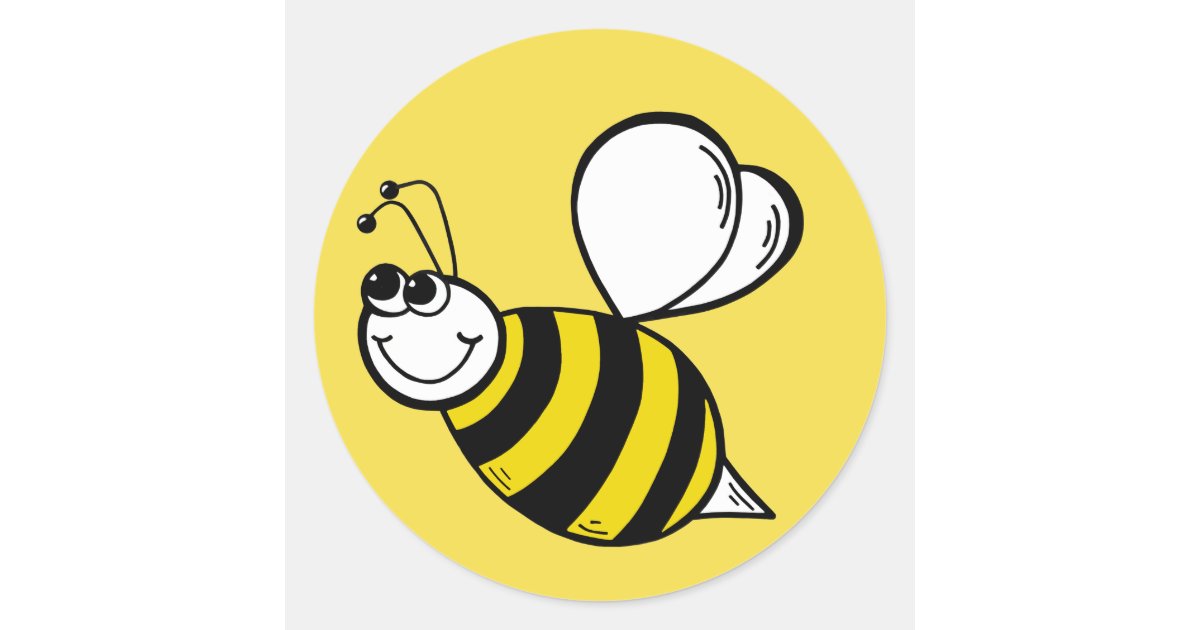 Bee Sticker | Zazzle