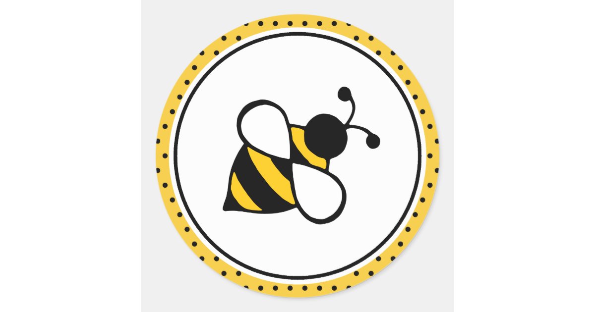 Bee Stickers | Zazzle
