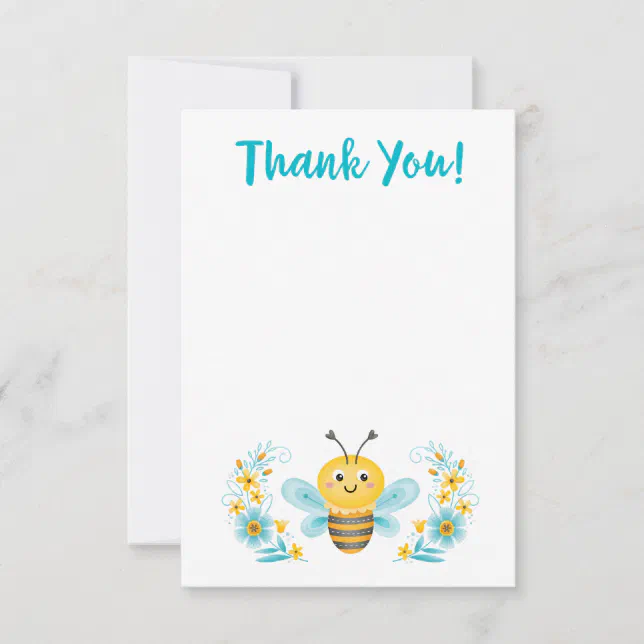 Bee Thank You Card | Zazzle