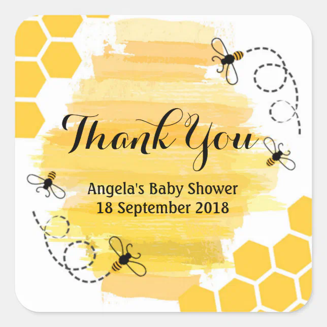 Bee Thank You Tag | Zazzle